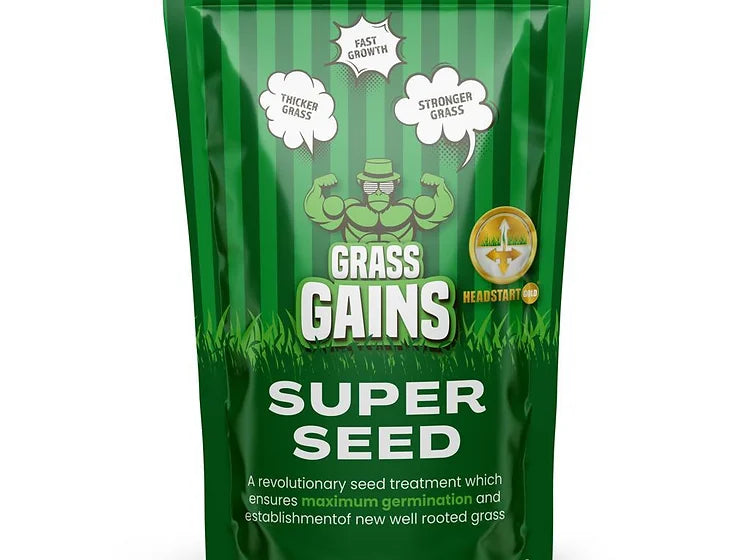 Grass Gains Lawn Super Seed Fast Growth - 1KG – Ample