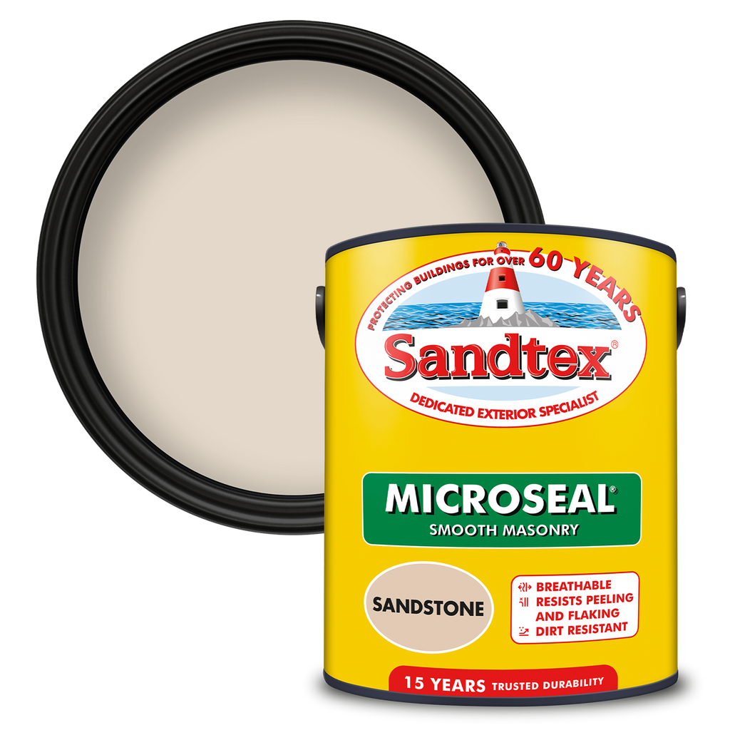 Sandtex Ultra Smooth Masonry Paint Sandstone 5L – Ample