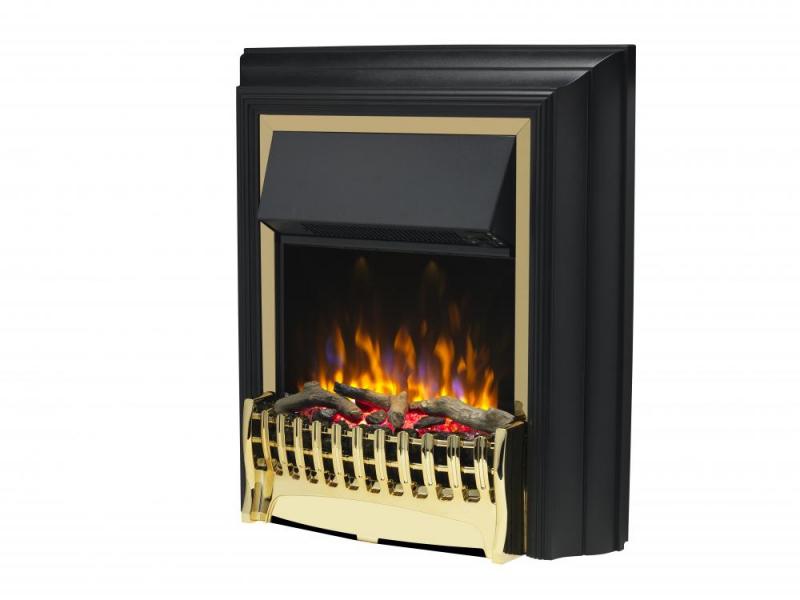 Dimplex Kingsley Deluxe Brass Freestanding Optiflame Electric Fire – Ample