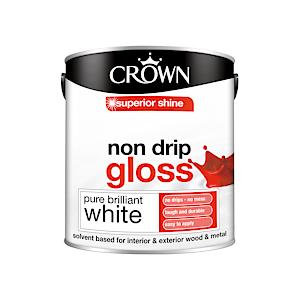 Crown Non Drip Gloss Pure Brilliant White - 2.5L – Ample