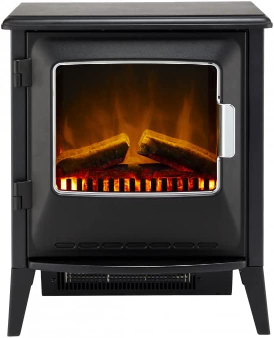 Dimplex Lucia LED Optiflame Electric Stove Fire 2KW Log Effect With Re ...